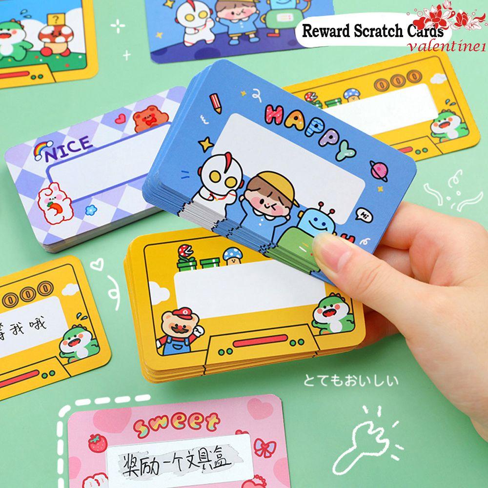 VALENTINE1 Reward Scratch Cards 20Pcs Teachers Students Handwritten ...