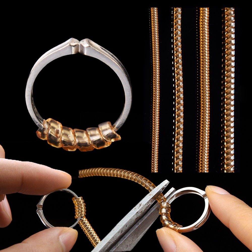 [Featured]Jewelry Guard Spiral Ring Sizer Resizer Rings Tightener Tools ...