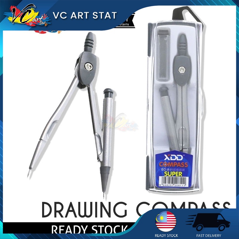 XDD Drawing Compass Set with Mechanical Pencil | Precision Geometry ...