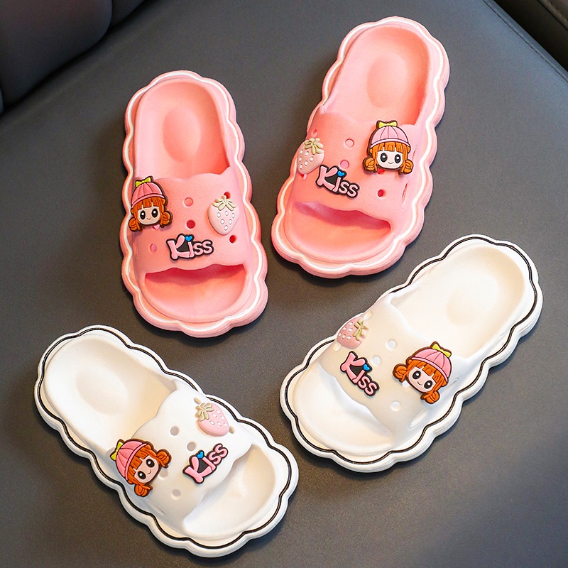 Kwayii Kids Women Cartoon Croc Sandal Girls Sandals Casual Slippers ...