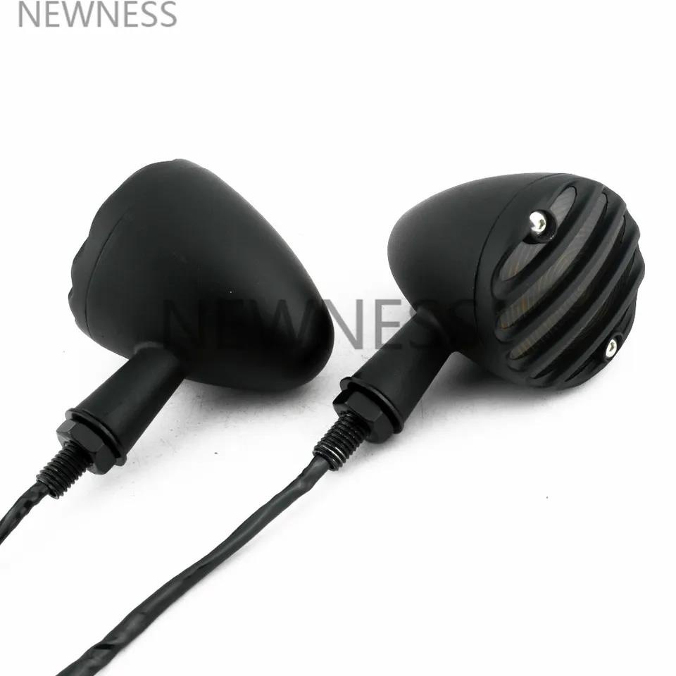 Motorcycle LED Turn Signals Light Bullet Turn Signals Indicators Lamp ...