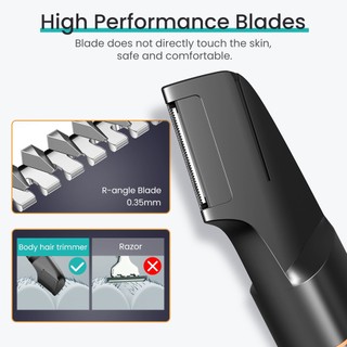 Kensen Body Hair Trimmer Electric Groin Trimmer Private Part Shaver ...