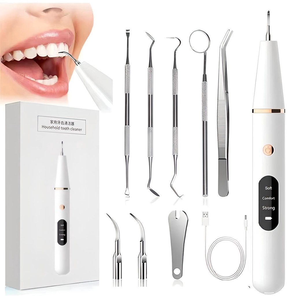 Ultrasonic Dental Scaler For Teeth Tartar Stain Tooth Calculus Remover ...