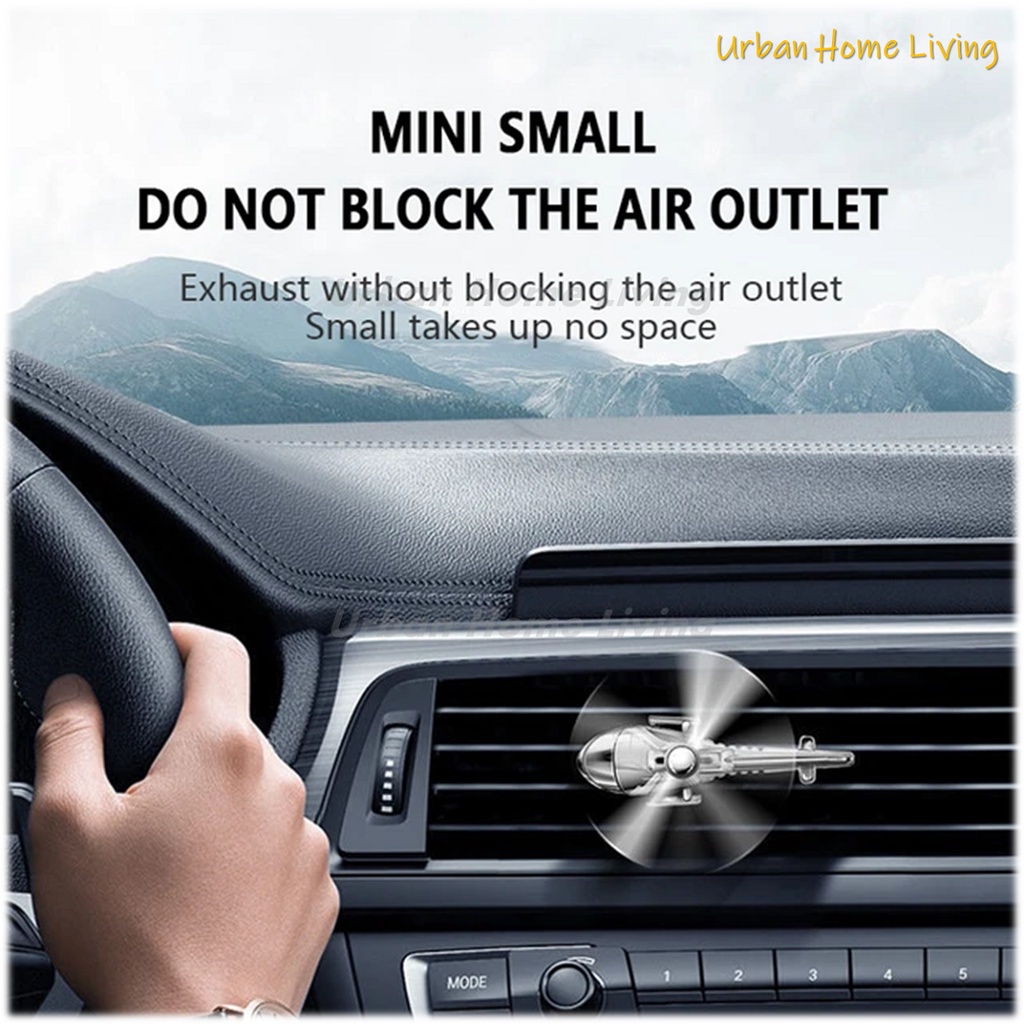 Auto Pilot Aluminium Rotating Helicopter Air Freshener Car Perfume ...