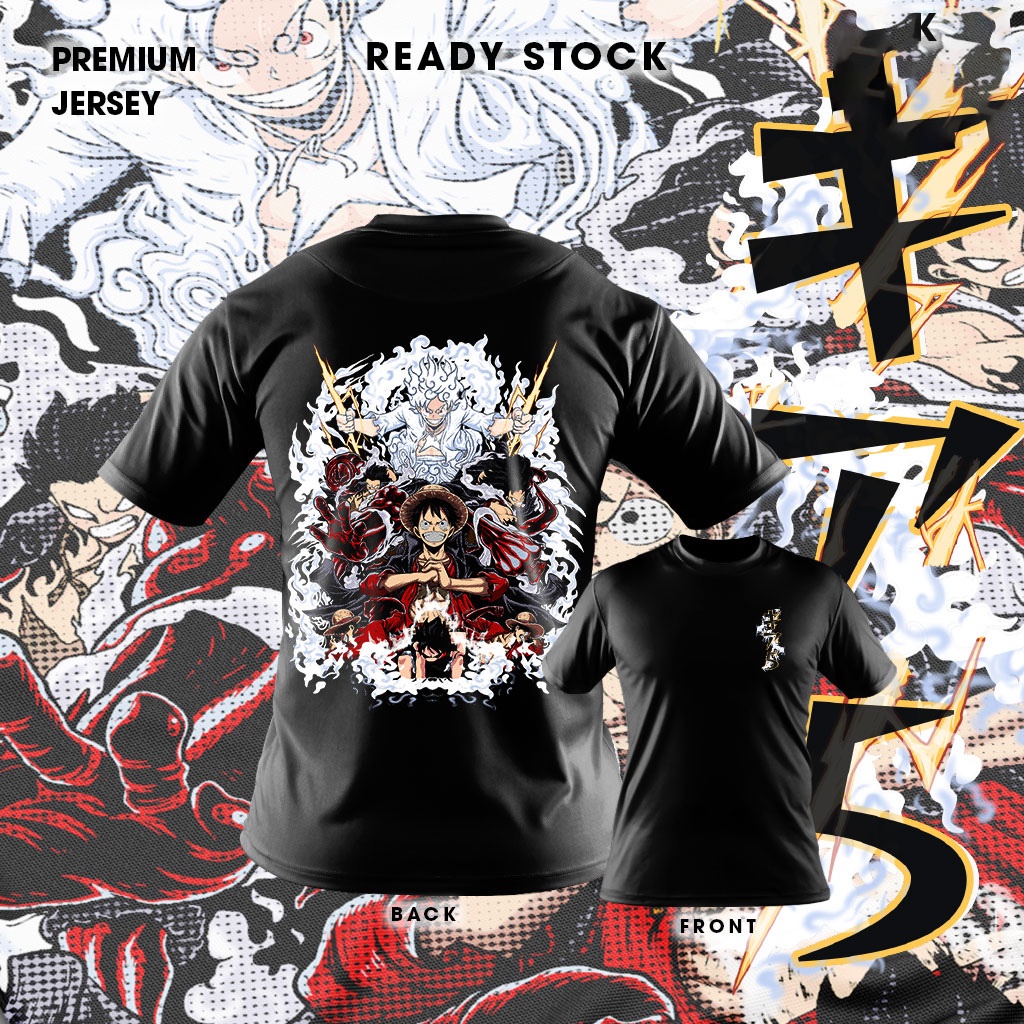 Baju luffy gear 5 evolution one piece anime T-Shirt Unisex Tee | Shopee ...