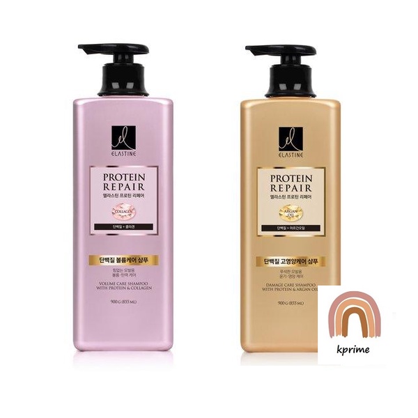 [KPRIME Limited] Elastine Protein Repair Shampoo 855ml / Argan Oil / Collagen | Shopee Malaysia