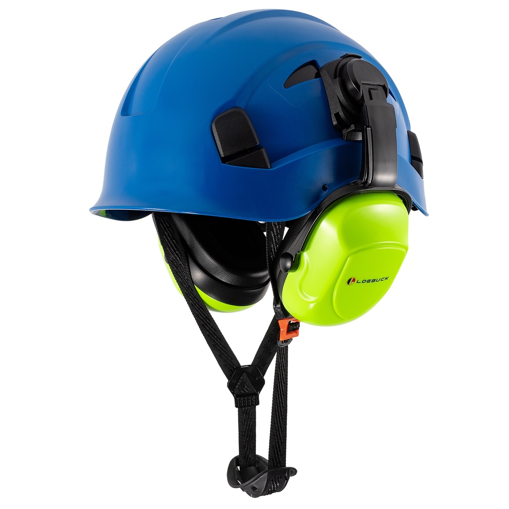 LOEBUCK American style construction work safety helmet with goggles and ...
