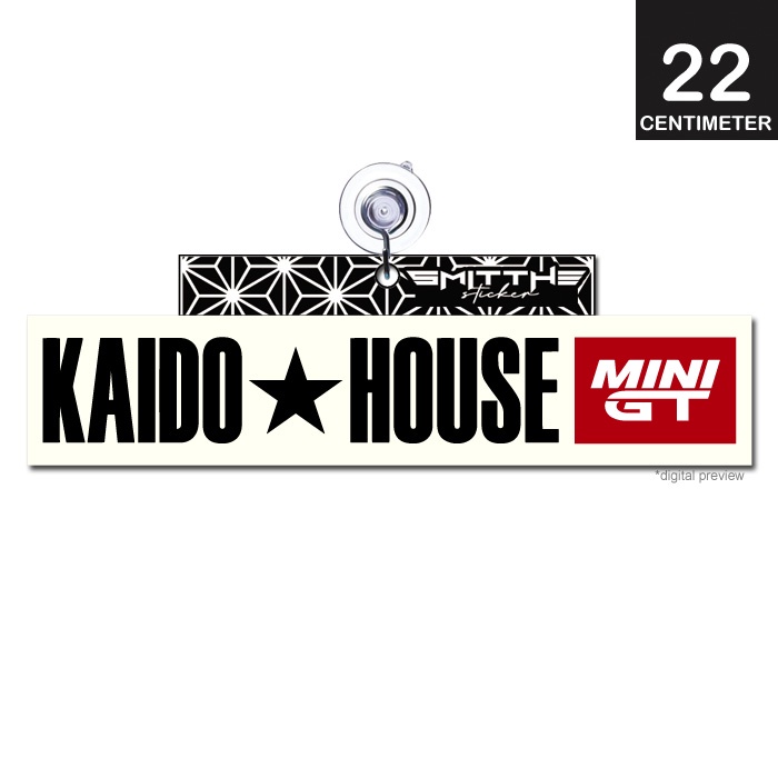 Kaido HOUSE MINIGT Cutting Sticker Decal Waterproof | Shopee Malaysia