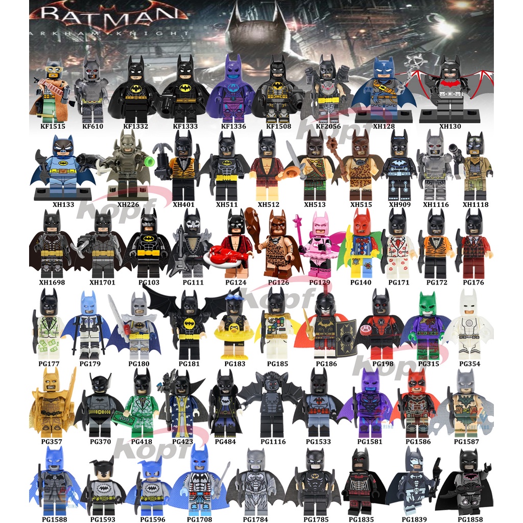 Minifigures Superhero Batman Series Building Blocks Justice League The ...