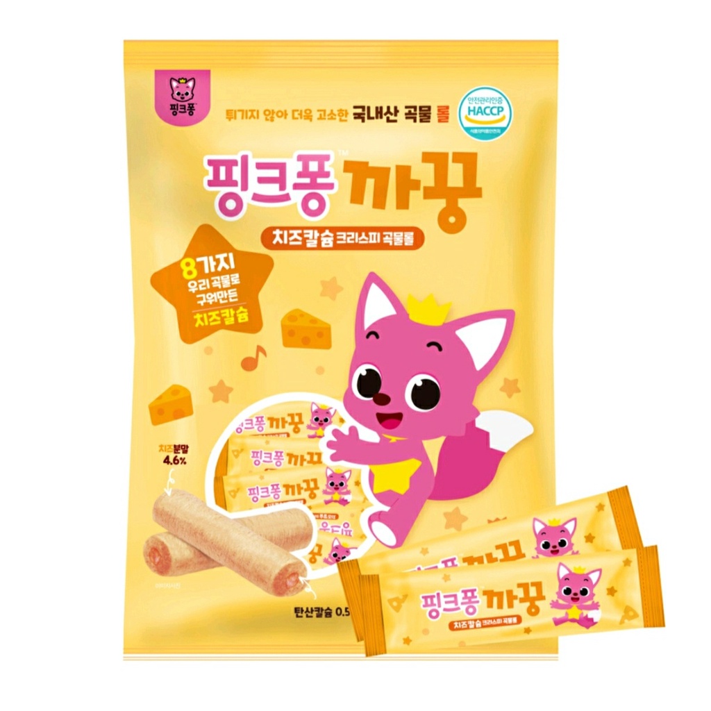 (COPY) Korea Pinkfong Crispy Grain Roll Children's Snack (Cheese ...