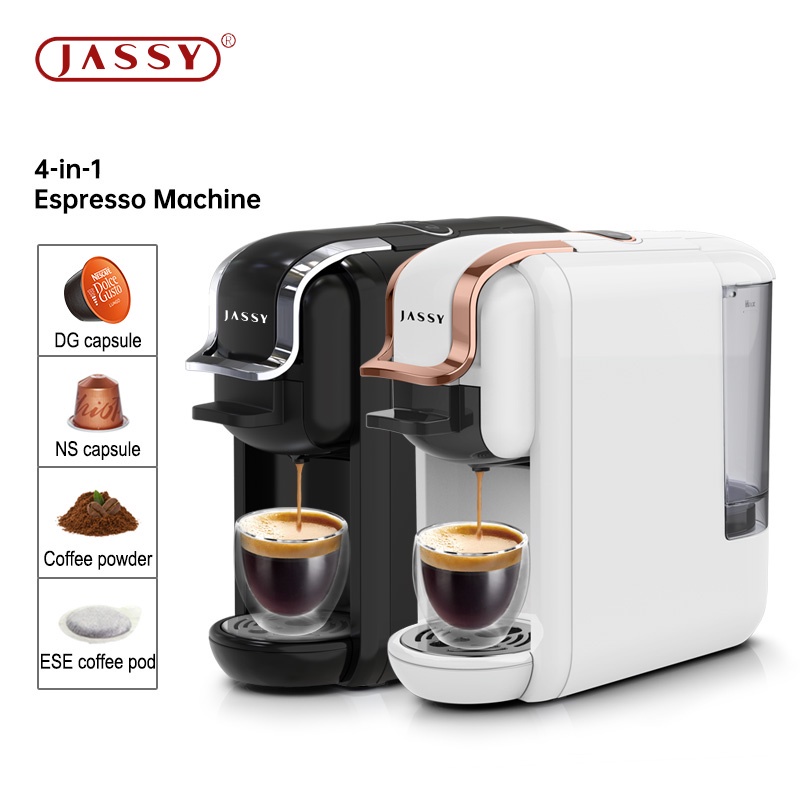 Jassy 4in1 Capsule Coffee Machine 19bar Espresso Machine Nespresso ...