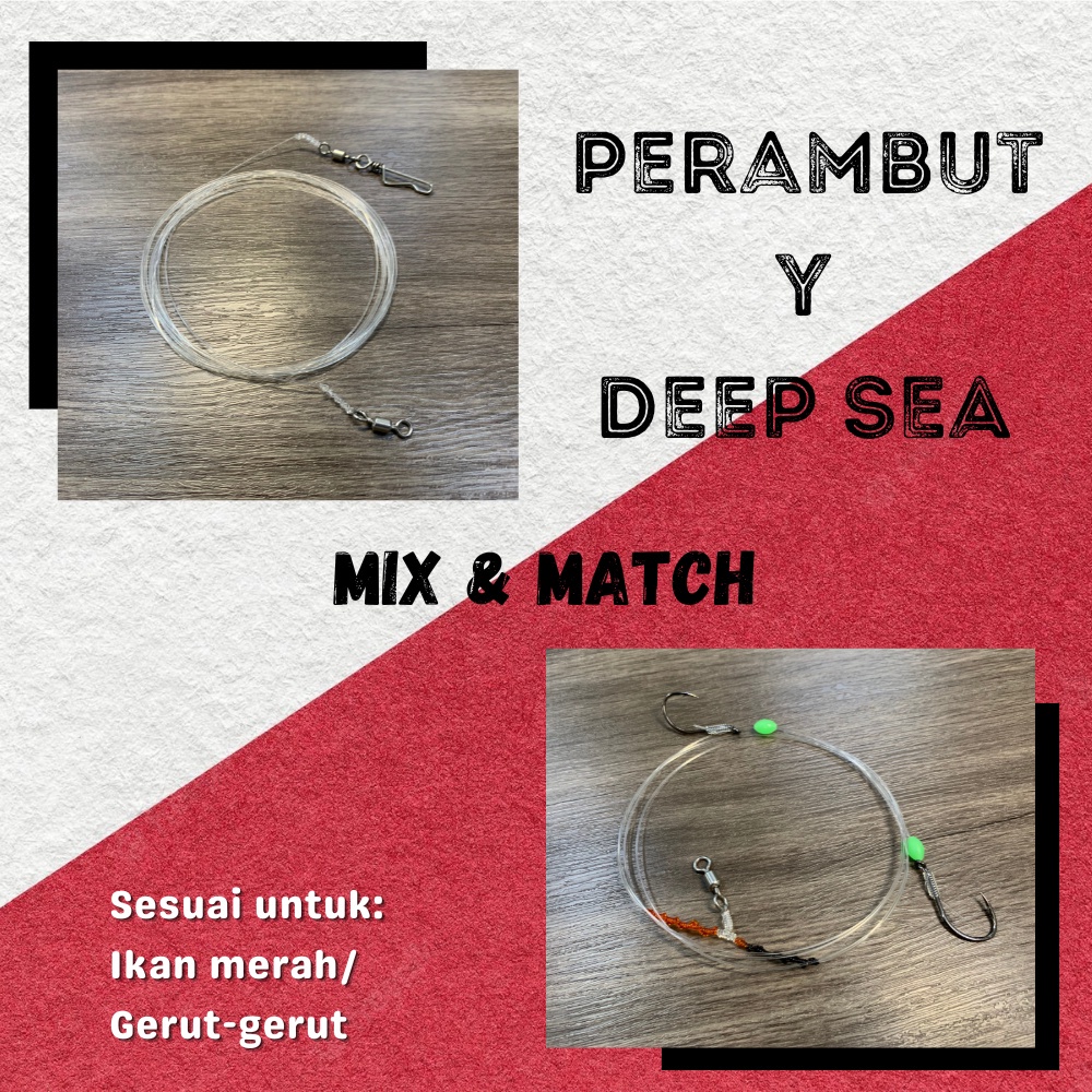 Perambut Deep Sea Bottom Tenggiri/ Kerapu/ Jenahak/ Ikan Merah/ Gerut ...