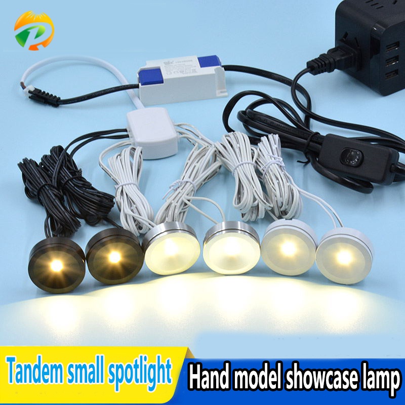 1W mini lampu kecil LED lampu pameran perhiasan kaunter paparan cahaya ...