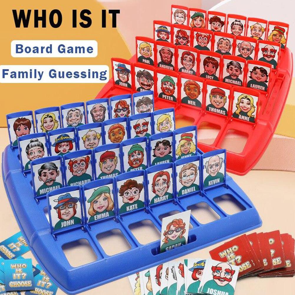 Board Game Guess Character Who He Is Toy Party Guess Who I Am Who ...