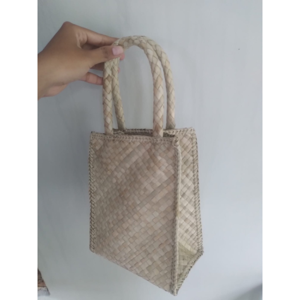 Custom Size Woven Pandan Bag | Shopee Malaysia