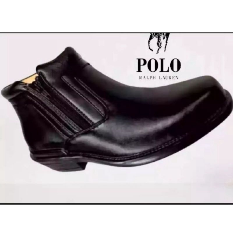 Polo Leather Shoe, Pure Leather, Tapak Jahit, Office Shoe, Kasut ...