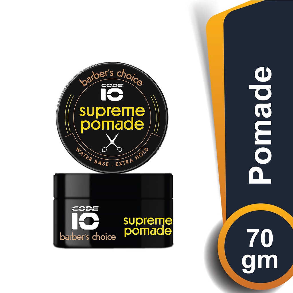 Code 10 Supreme Hair Pomade (70g) | Shopee Malaysia