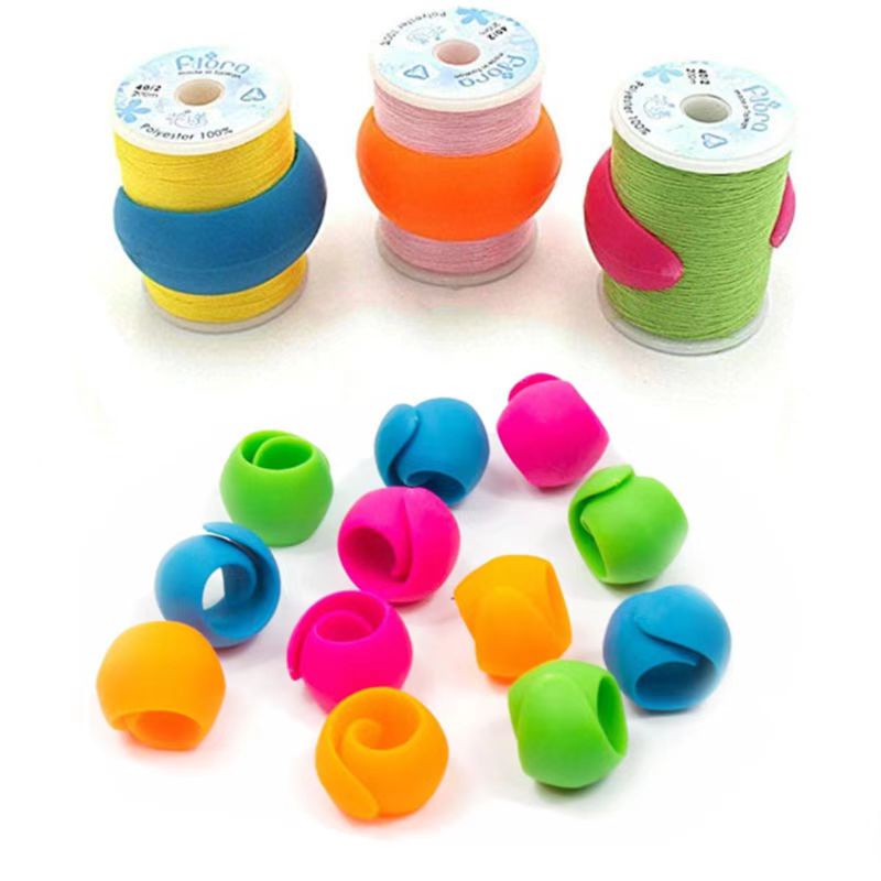 Dailylike 5/10/20pcs Thread Spool Huggers Bobbin Clamps Holders Keep ...