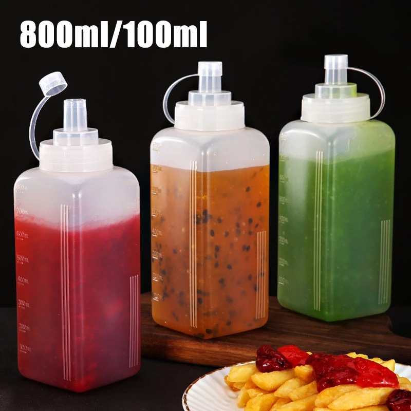 [Featured] Kitchen Gadget Squeeze Condiment Bottles Kitchen Ketchup ...