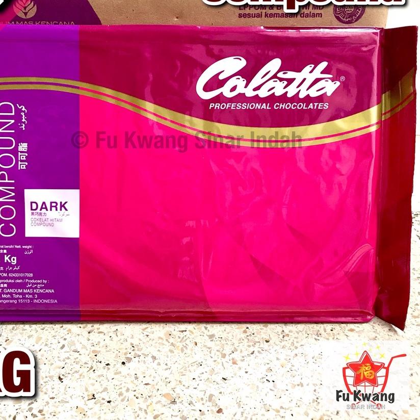 HITAM Colatta Dark Chocolate Compound Chocolate Black Chocolate ...