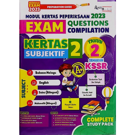 BUKU LATIHAN - MODUL KERTAS PEPERIKSAAN 2023 / EXAM QUESTIONS ...
