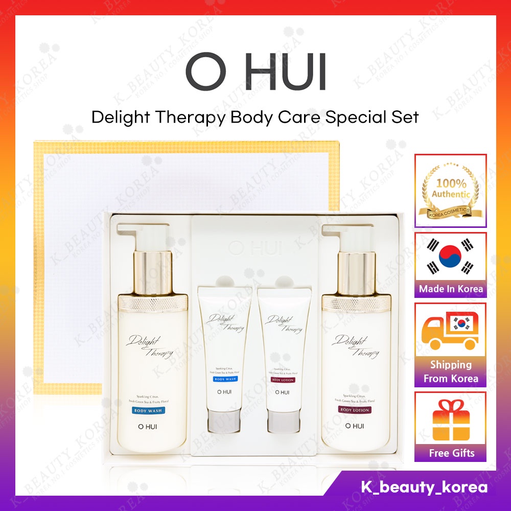 [O HUI] Delight Therapy Body Care 2pcs Special Set (Body Wash + Body ...