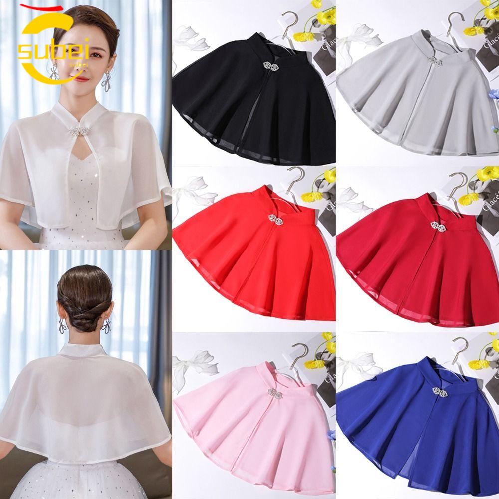 SUBEI1 Bride Cape Elegant Bridal Wrap Wedding Accessories Soft Cape ...