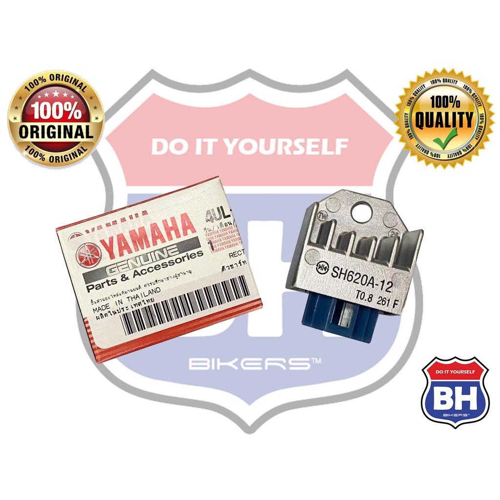 YAMAHA Y125 / Y125Z / Y125ZR / RXZ 125ZR RECTIFIER & REGULATOR KATAB 100% ORIGINAL HLY 4UL-H1960 ...