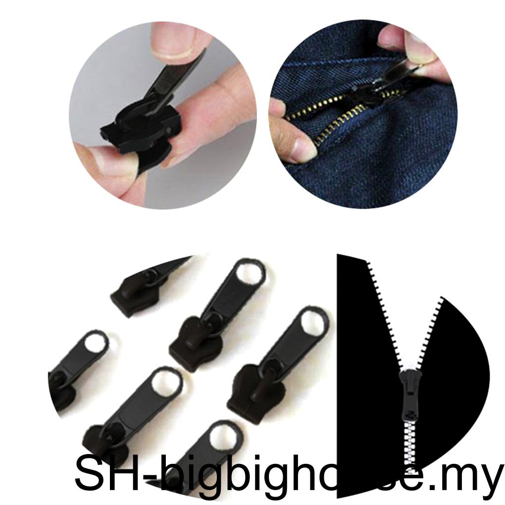 【Biho】 6 Pieces Instant Removable End Zipper Repair Kit Replacement ...