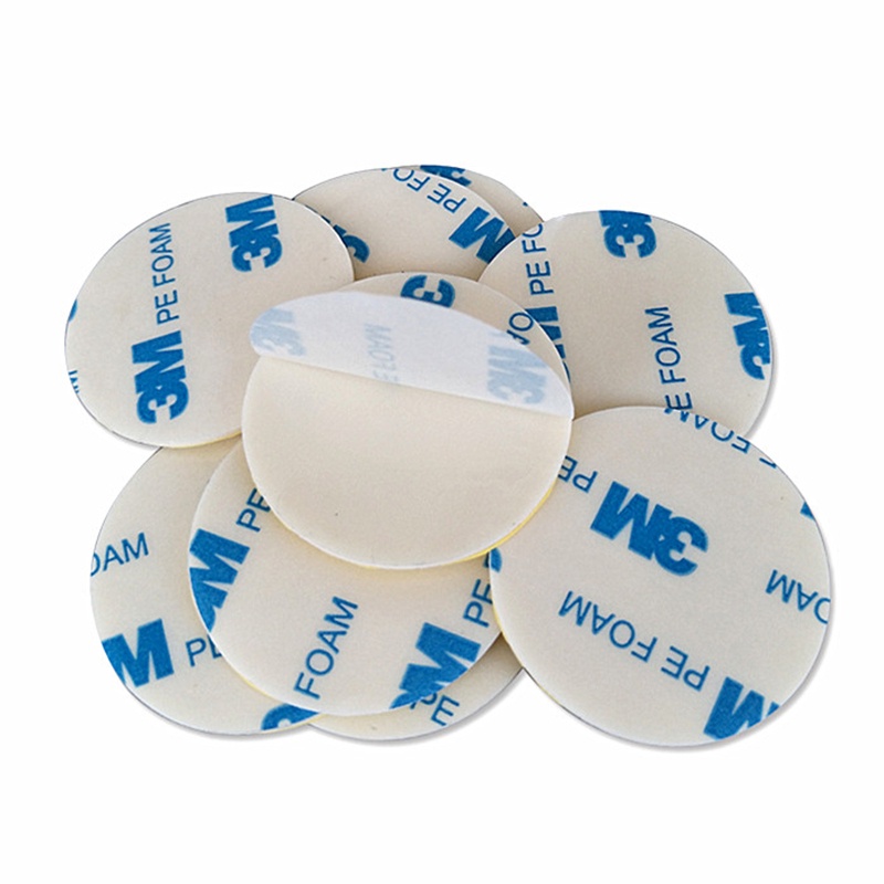 3m 1600 PE Foam Tape Double Adhesive Round Rectangle Sticker untuk ...