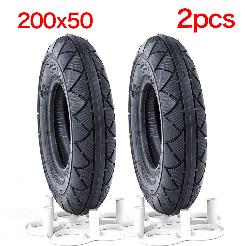 2sets 200x50 Tire + inner tube 8x2 Pneumatic tyre for Folding Electric ...