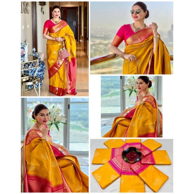 Beautiful rich pallu saree | Shopee Malaysia