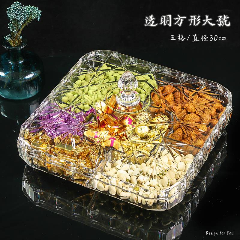balang kuih raya bekas kuih raya Large sealed moisture-proof partition ...