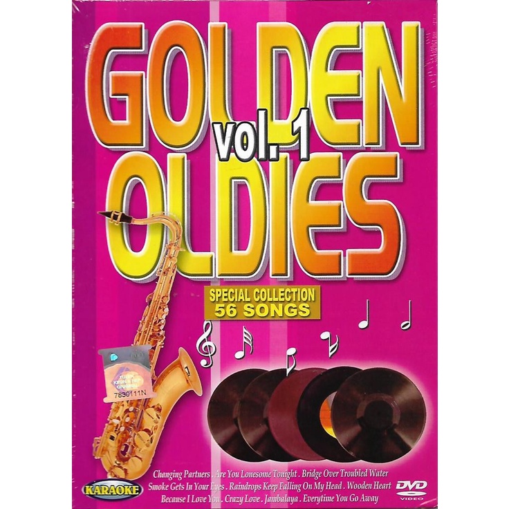 English Golden Oldies Vol.1 Karaoke DVD Special Collection 56 Songs ...