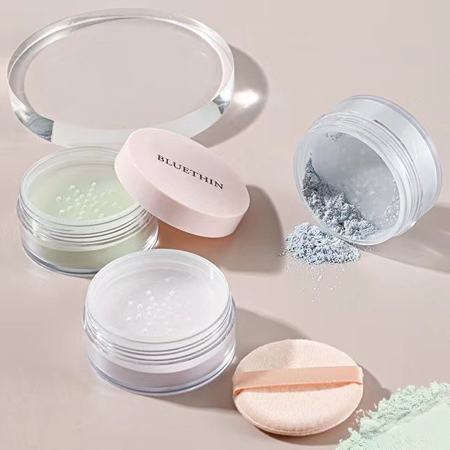 BLUETHIN Light Weight Loose Powder Makeup Control Oil Control Powder ...