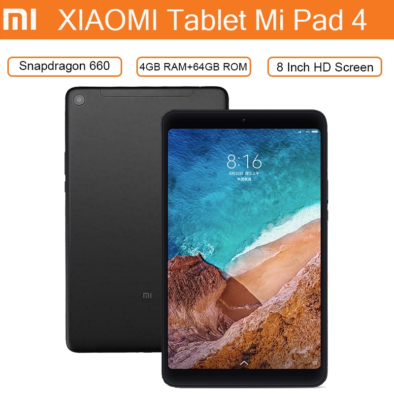 Xiaomi MI Pad 4 Tablet 8.0 Inch WIFI/LTE Version Android Tablet Core 8 ...