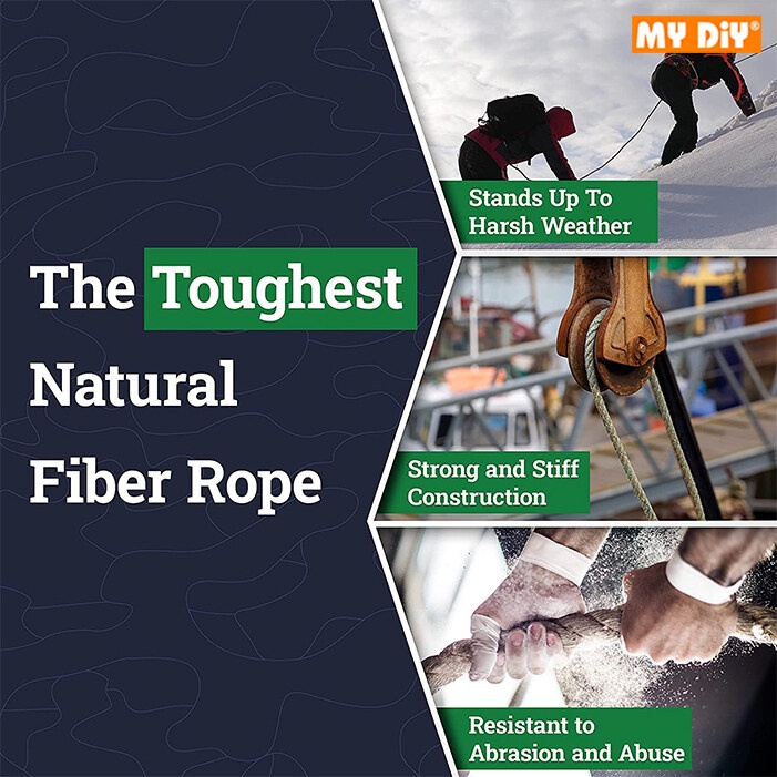 MYDIYHOMEDEPOT - 4MM 6MM 8MM 10MM Manila Rope Hemp Rope Tali Guni Tali ...