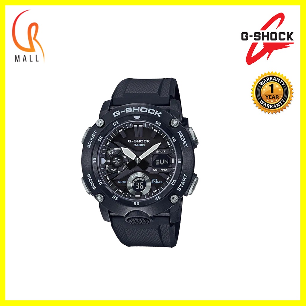 Casio G-SHOCK GA-2000S-1AER Standard Analog-Digital Carbon Core Guard ...