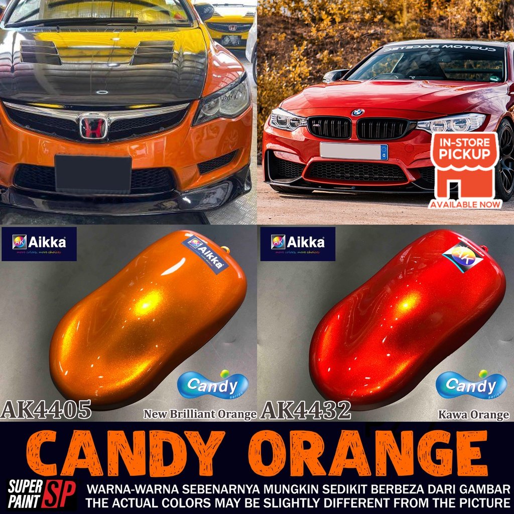 [ Candy Orange ] Aikka AK4405 / AK4432 Candy Series Orange Candy Kawa ...