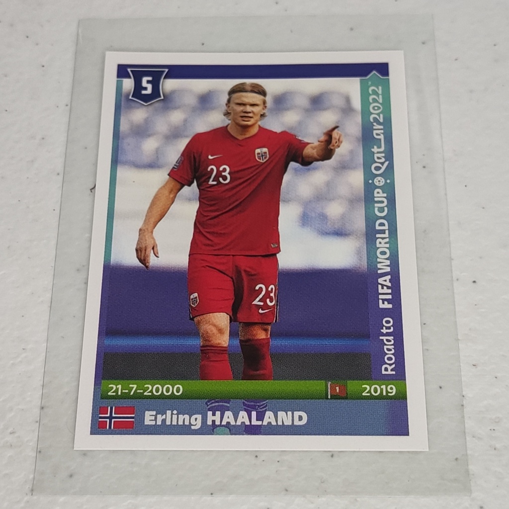 Erling Haaland Panini Sticker 2017 Road to FIFA World Cup Qatar 2018 ...