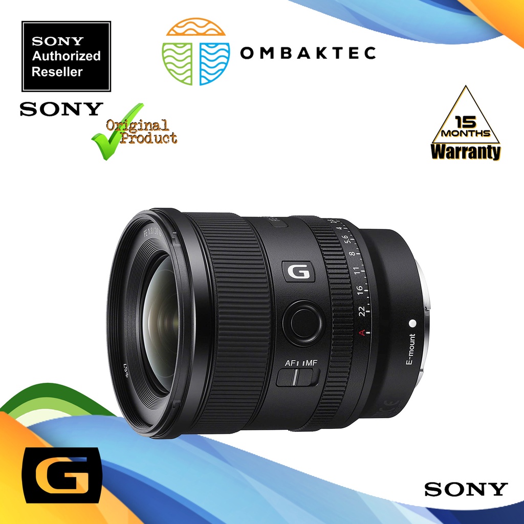SONY SEL20F18G - FE 20MM F1.8 G, FULL FRAME LARGE APERTURE, ULTRA WIDE ...