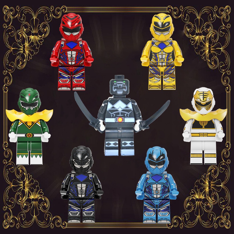 Power Rangers Birthday Gift Education Toys For Children DIY Building ...