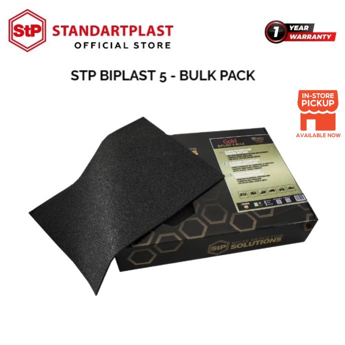 STP Standartplast Biplast 5 - Bulk Pack Car Soundproof (20's) | Shopee ...