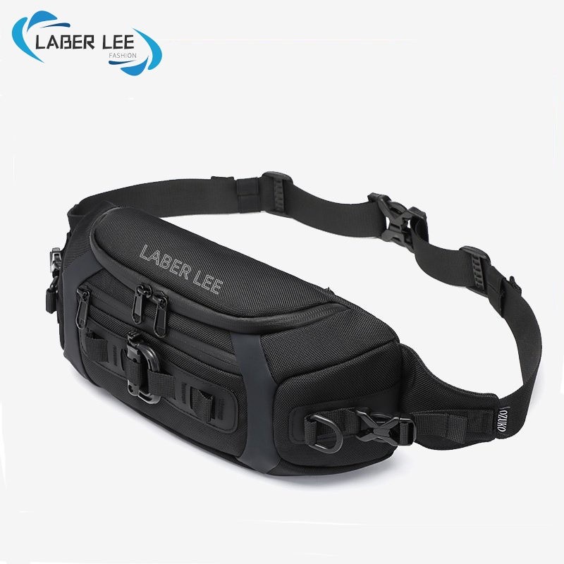 LABER LEE Men's Waist Bag Waterproof Outside Fanny Pack | Shopee Malaysia