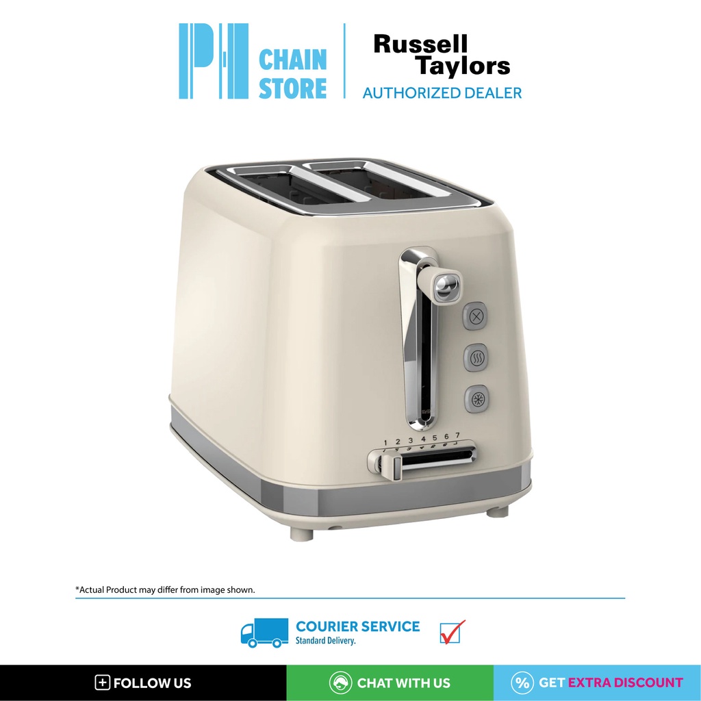 RUSSELL TAYLORS RT-10 RETRO TOASTER (CREAM) | Shopee Malaysia