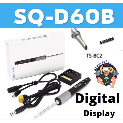 SQ-D60B Sequre Smart Soldering Iron with Digital Display included TS ...