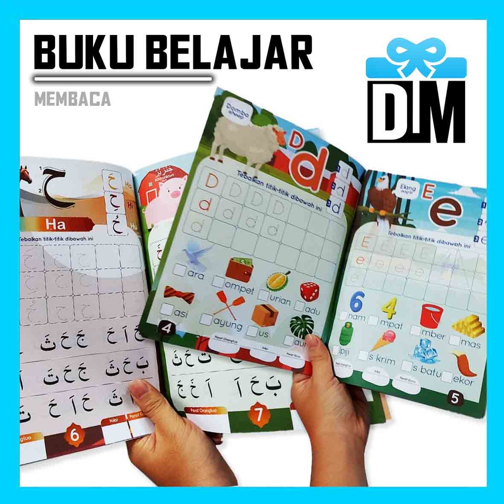 Children's Learning Book Read Write Read Write Recognizing Letters ...