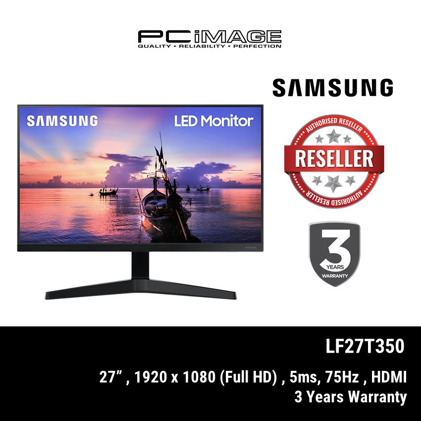 SAMSUNG SUPER SLIM LF27T350 27" 1920X1080 5MS 75HZ D-SUB/HDMI IPS 3YEAR ...
