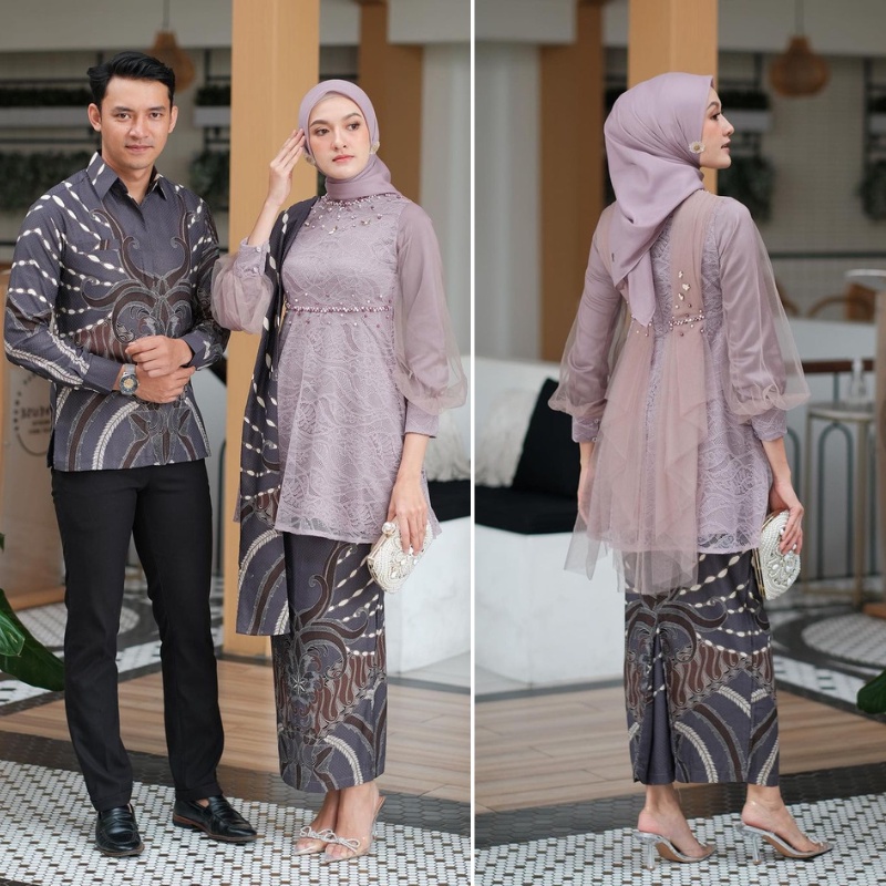 Batik Couple Kebaya Modern Kebaya Fiance Application For The Latest ...