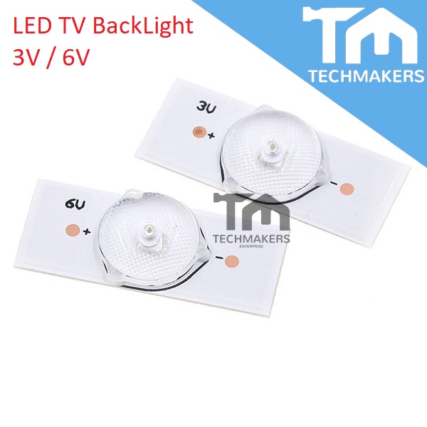 3v 6v LED TV Backlight Replacement SMD Lamp Lamp Beads With Optical ...